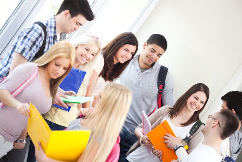 College Students stock photo. Image of people, multiethnic - 30913876