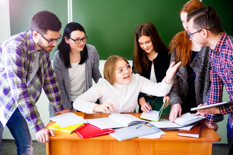 College Students on a Lecture Stock Photo - Image of class, classroom ...