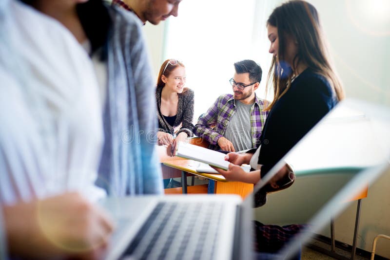 College Students on a Lecture Stock Photo - Image of sitting, learn ...