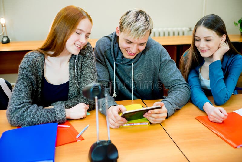 College Students on a Lesson Stock Photo - Image of study, college ...