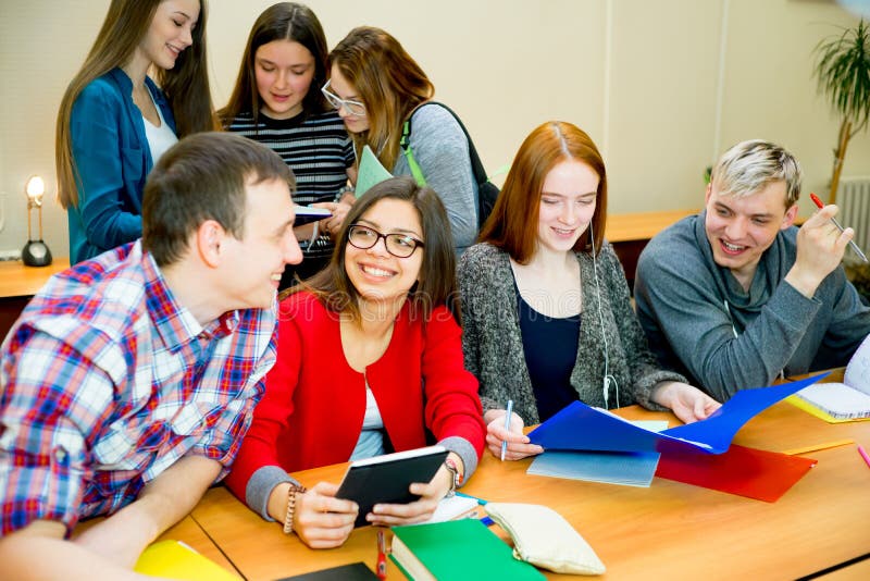 College Students on a Lesson Stock Image - Image of audience, academic ...