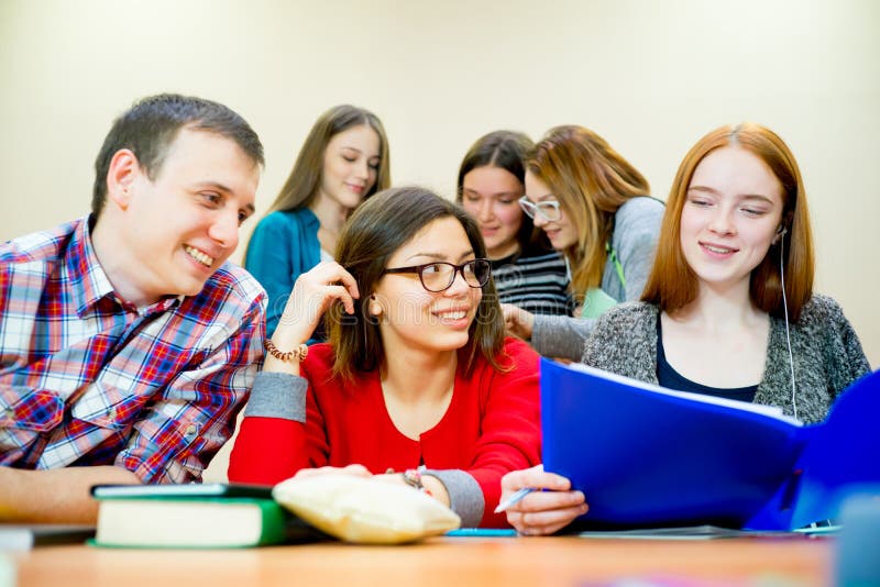 College Students on a Lesson Stock Photo - Image of active, education ...