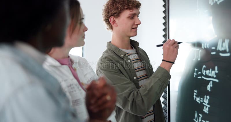 College, Students or Smart Board in Class for Studying, Help and ...