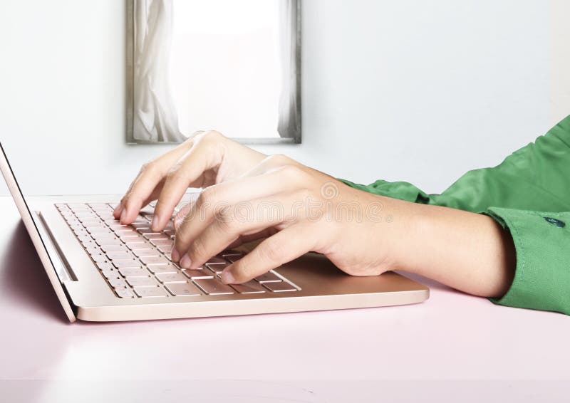 Students Typing on Keyboard in Computer Class Stock Photo - Image of ...