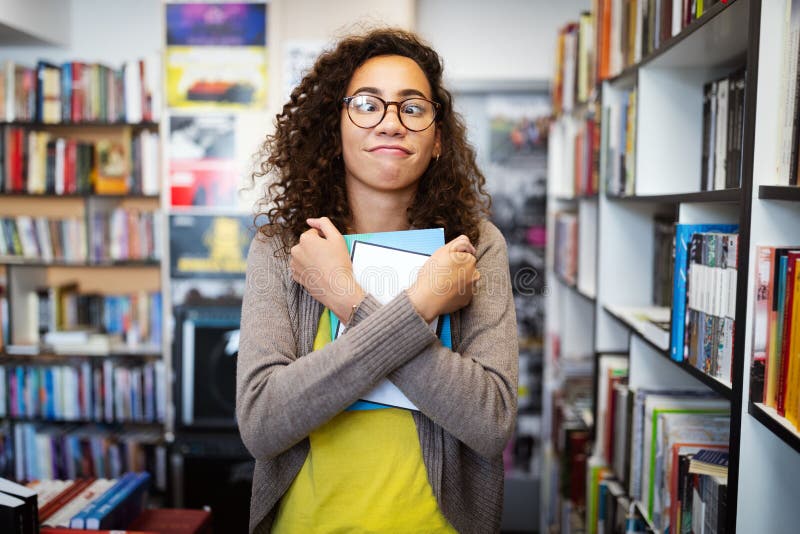 Cute University Students Studying Stock Photo - Image of friends, happy ...