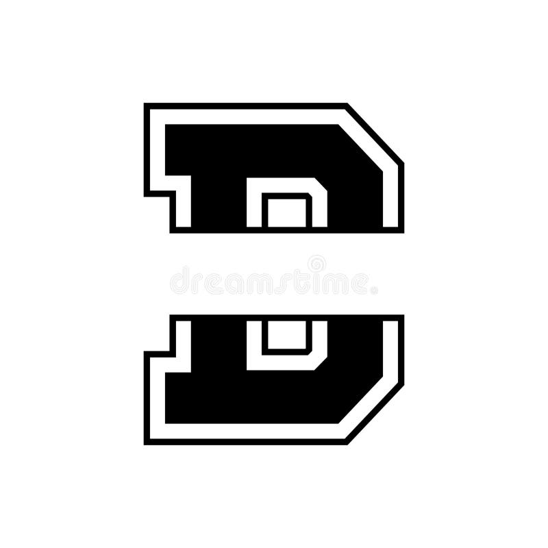College Varsity Letter and Number EPS Vector Stock Vector ...