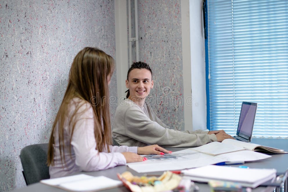 Colleges in office stock photo. Image of desk, communication - 146550614