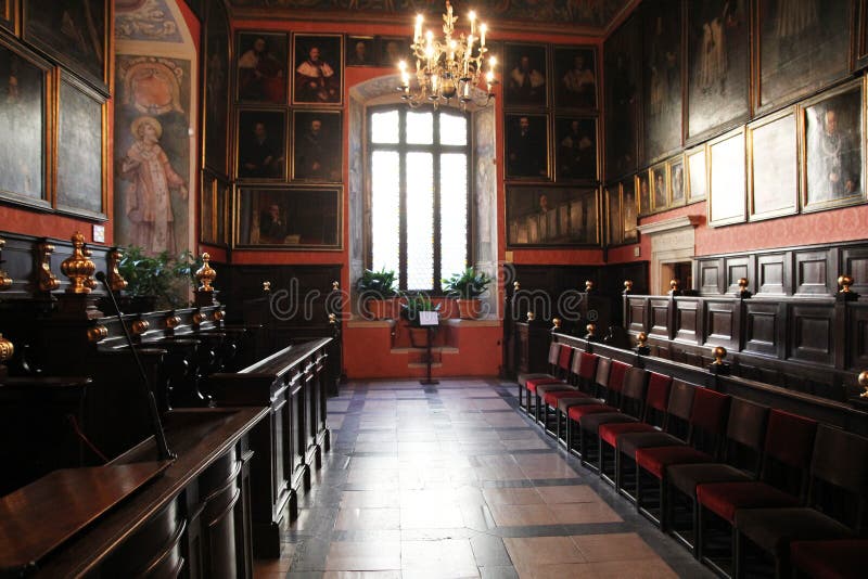 The collegium maius editorial stock photo. Image of furnitures - 50186253