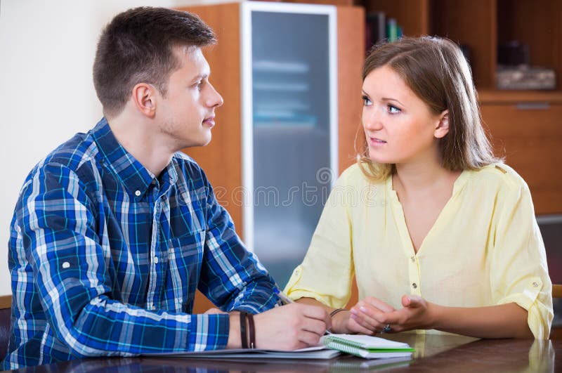 Collegues Working with Documents Together Stock Photo - Image of male ...