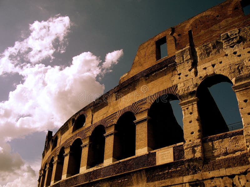 Colleseum stock image. Image of europe, italy, forum, ruins - 6501165