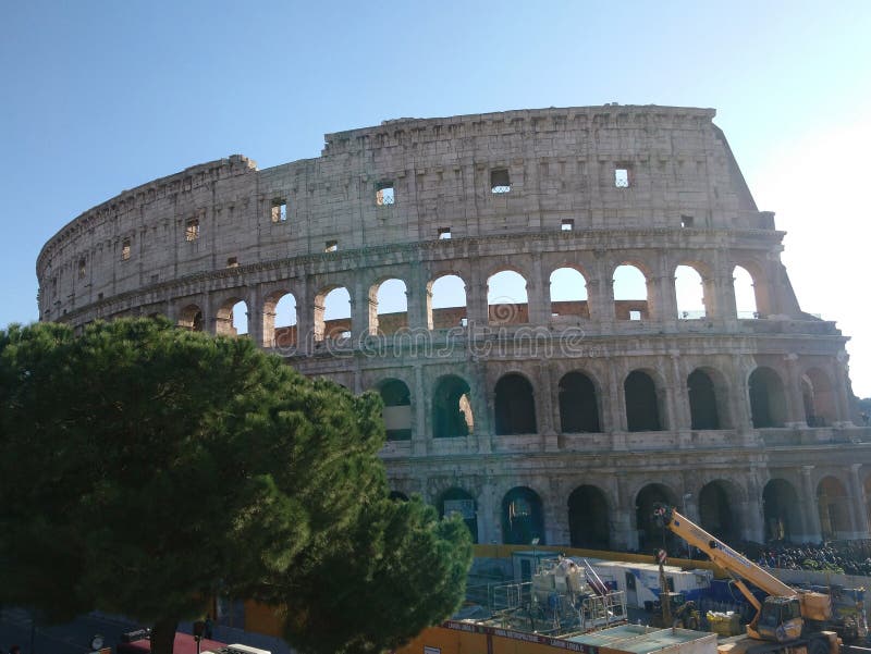 Colleseum Rome editorial image. Image of rome, sunshine - 135631045