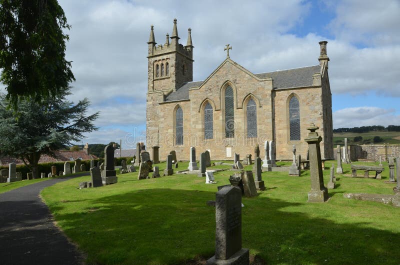 Collessie Church stock photo. Image of fife, religion - 44002012