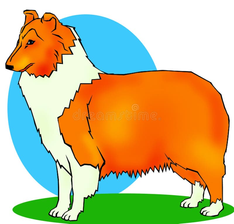 Colley illustration stock. Illustration of berger, amusement - 58605