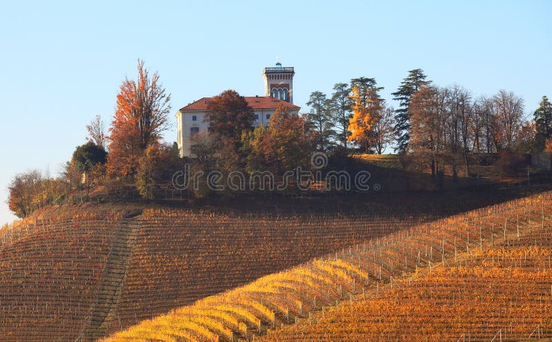 Colline Del Piemonte. L'Italia Del Nord. Fotografia Stock - Immagine di ...