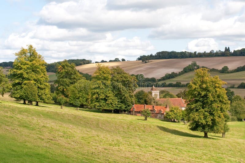 Colline Di Chiltern in Inghilterra Fotografia Stock - Immagine di ...