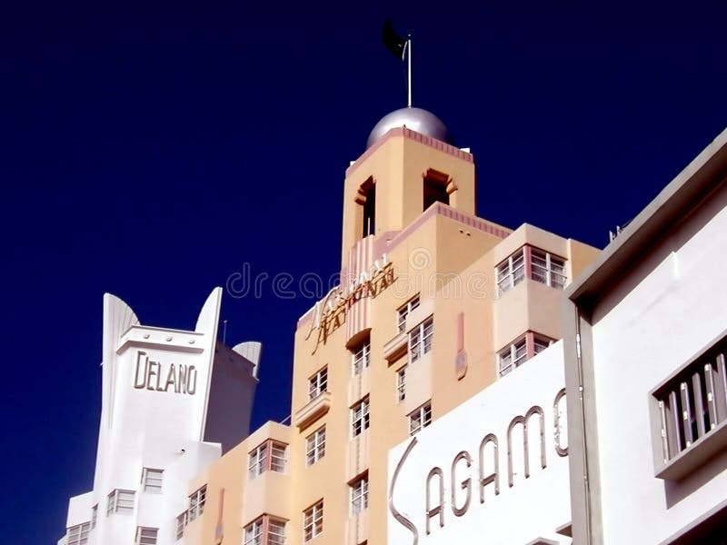 Collins Avenue in Miami Beach Editorial Photography - Image of ...