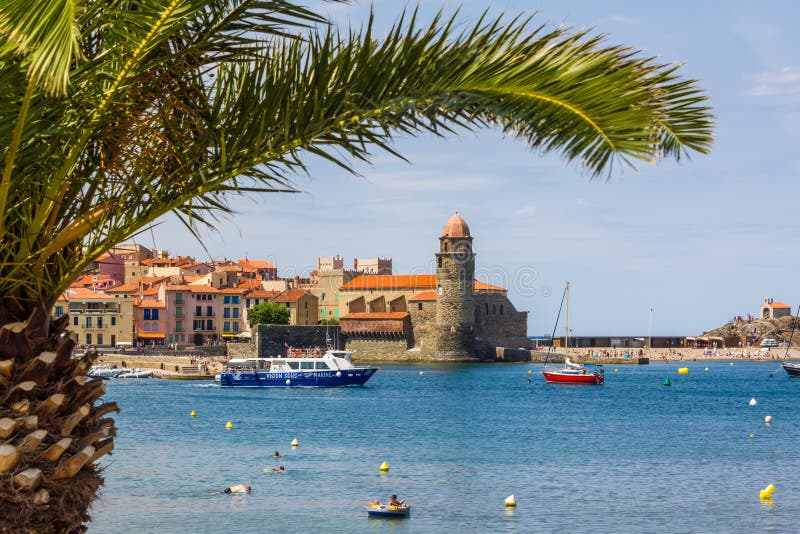 Collioure foto editorial. Imagen de turismo, pirenas - 82134716