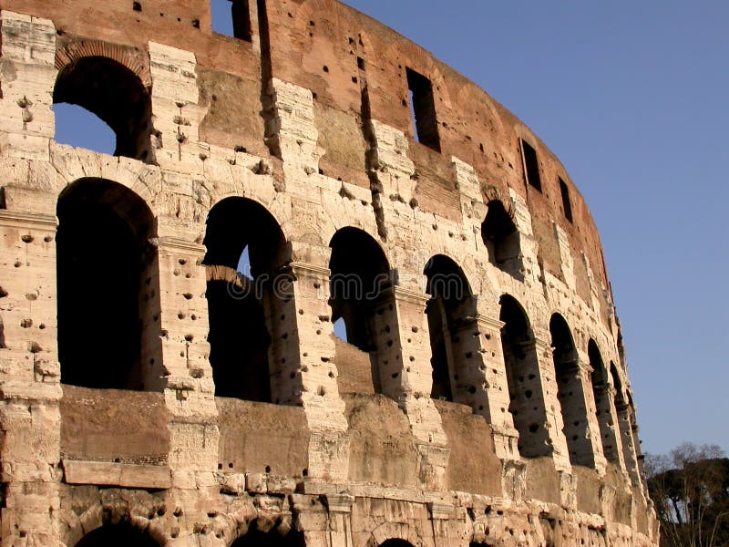 Colliseum stock photo. Image of ruins, monument, roman - 858796