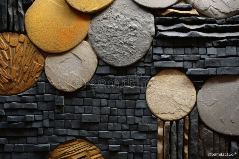 Collision of Contrasting Textures and Materials, Creating a Visually ...