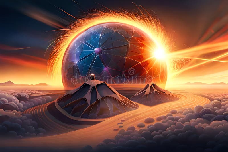 Collision of Nuclei of Elementary Particles, Image of Nuclear Reactions ...