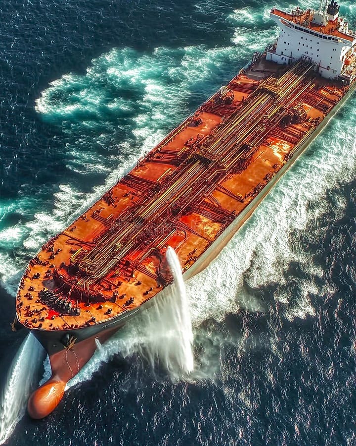 Collision of Oil Tanker Cargo Ship in Rough Waters Causes Environmental ...