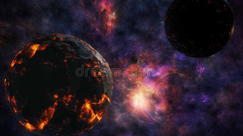 Awesome Planets Colliding With Each Other