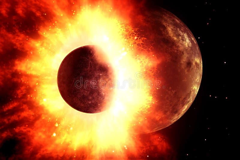 Of Asteroid Collision among Cosmic Dust. Elements of this Image ...