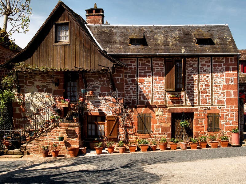 Collonges la Rouge stock image. Image of tourism, collonges - 13822379