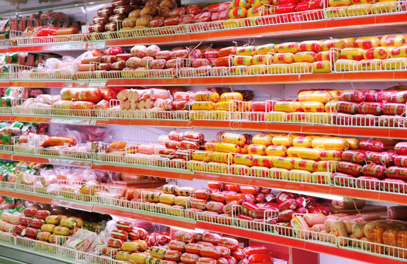 Colmado imagen de archivo. Imagen de cocinero, rojo, mercado - 8211503