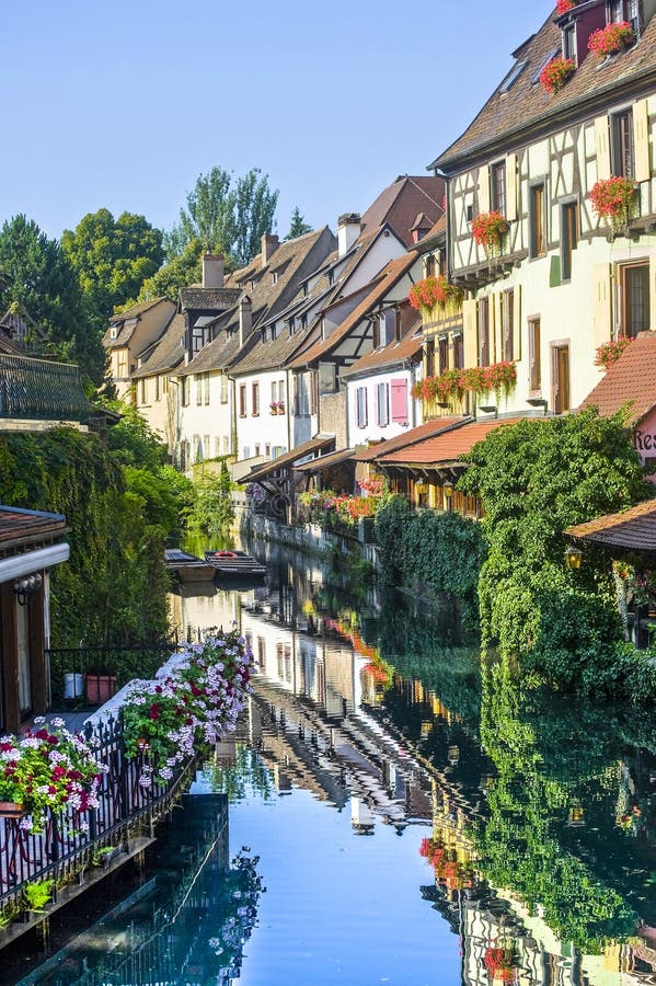 Colmar (de Elzas) - Tengere Venise Stock Afbeelding - Image of europa ...