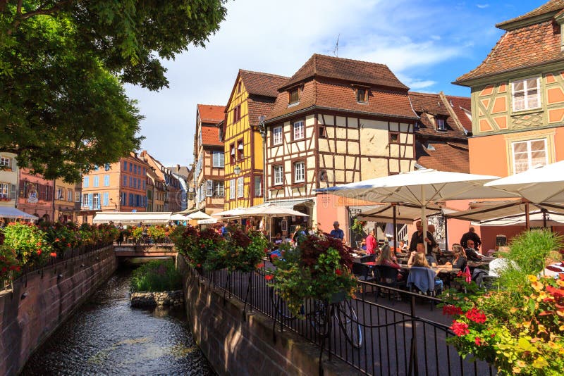 Canal Du Logelbach En Colmar Imagen editorial - Imagen de venecia ...