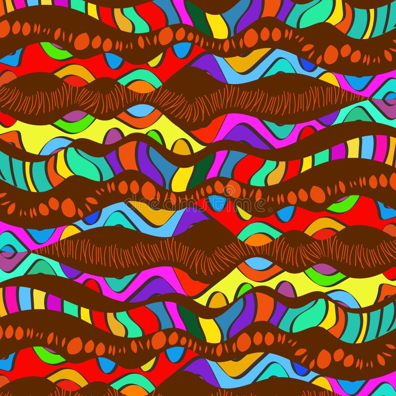 Coloful Stripes Vector Abstract Background Stock Vector - Illustration ...