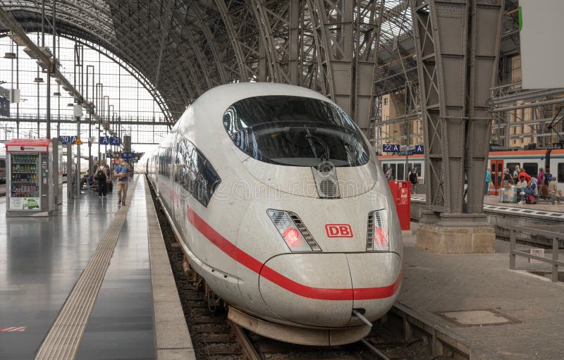 An ICE on the Platform in the Main Train Station Editorial Photo ...