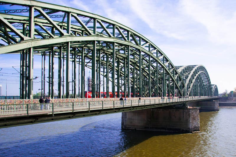 Cologne bridge stock photo. Image of gothic, tower, building - 28213012