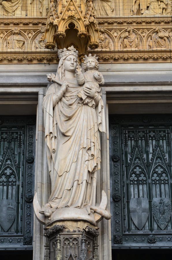 Cologne Cathedral. World Heritage - a Roman Catholic Gothic Cathedral ...