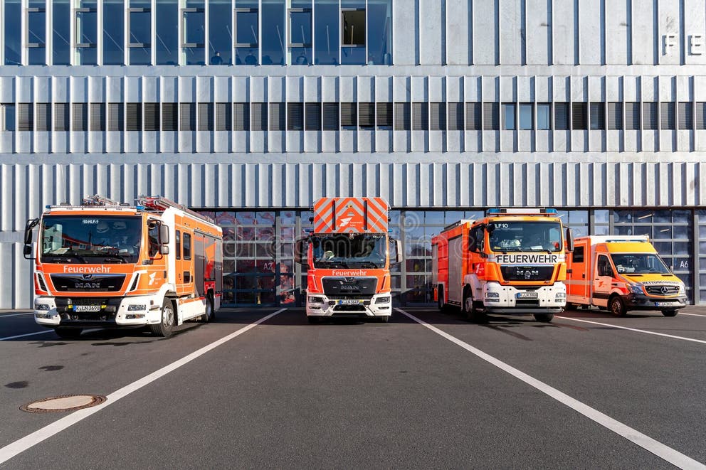 Cologne Fire Brigade Vehicles Editorial Stock Image - Image of ...