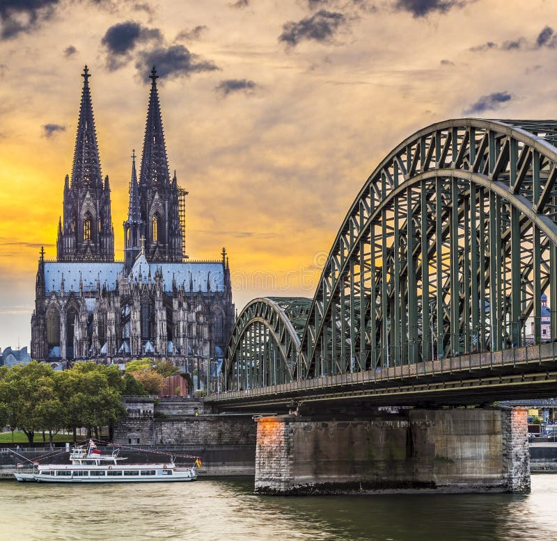 Cologne, Germany stock image. Image of cathedral, rhine - 34811513
