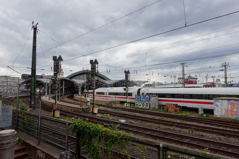 COLOGNE, GERMANY - Jun 27, 2020: Cologne Main Train Station ...