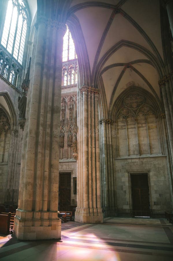 Interior of Old Church with Sunlight Editorial Photo - Image of ...