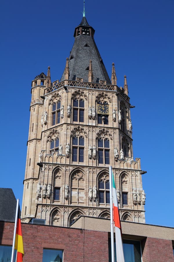 Cologne, Germany - Medieval City Hall Stock Image - Image of hall ...