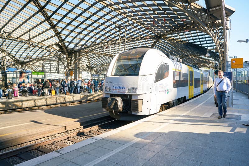 Cologne main station editorial image. Image of rail - 158299590