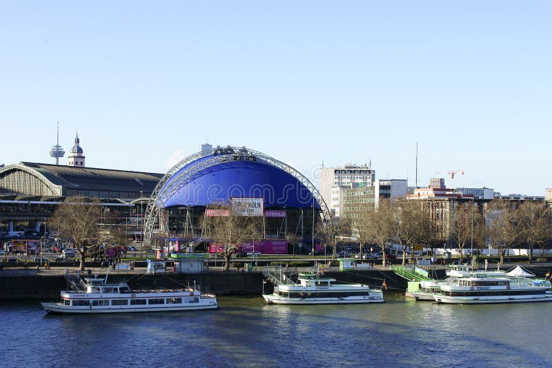 Cologne Opera editorial image. Image of towers, blue - 37776635