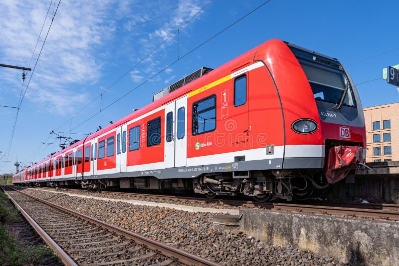 Cologne S-Bahn editorial photography. Image of germany - 375253132