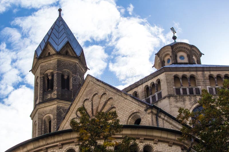 Cologne- St. Aposteln Church Stock Photo - Image of north, cathedral ...