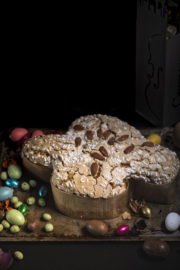 Colomba, Italian Easter Cake, Italy. Stock Photo - Image of cakes ...