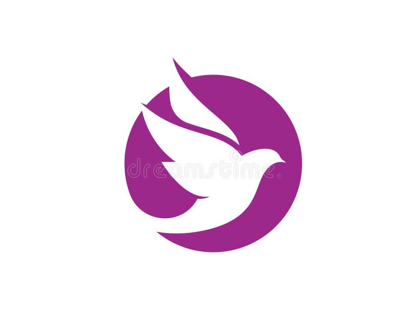 Colombe Logo Template D'aile D'oiseau Illustration de Vecteur ...
