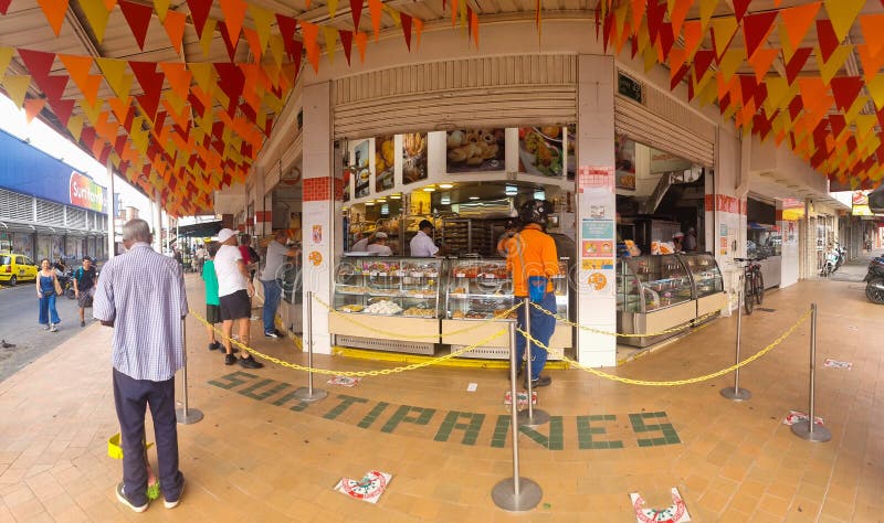 Colombia, Cali, People Waiting in a Downtown Bakery Editorial Stock ...