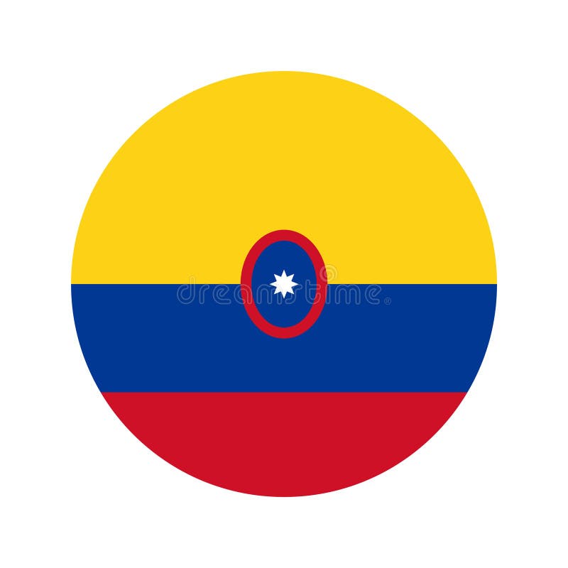 Colombia Flag Simple Illustration for Independence Day or Election ...
