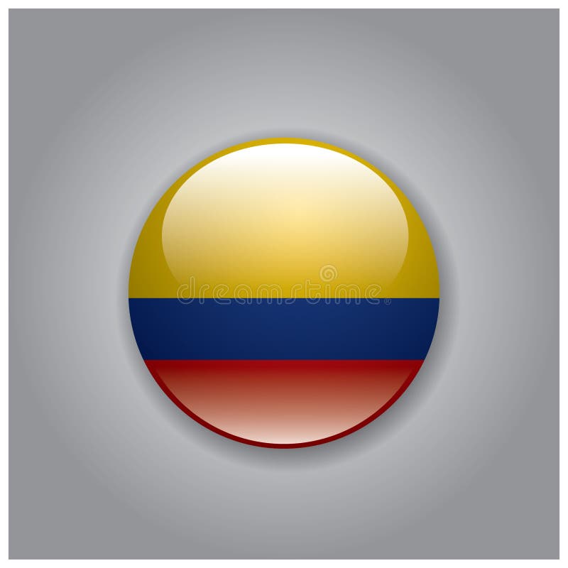 Colombia Flag. Vector Illustration Decorative Design Stock Vector ...