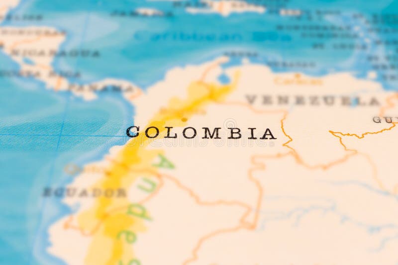 colombia in world map